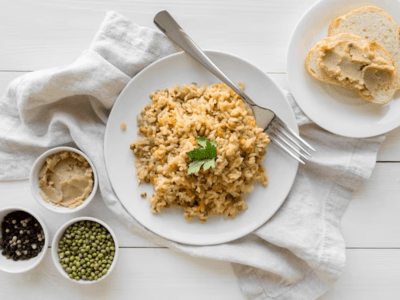 Low Fat and Low Calorie Risotto Recipe - Health Habitat